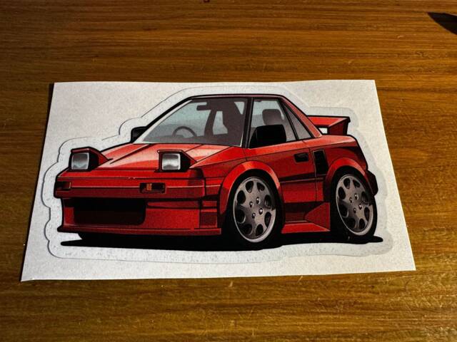 Mr2 Mk1 Cartoon Style Sticker by Etsy | ufurnish.com