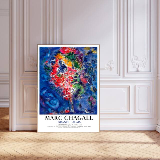 Marc Chagall Art Print, Poster, Paris Wall Decor, Art, by Etsy ...