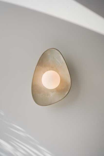 Wall Lamp - Sconce Light Ceramic Wall Handmade Wabi Sabi Clay Sconce by ...