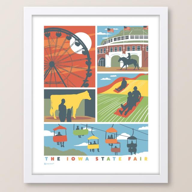 A Day At The Iowa State Fair Print by Etsy | uFurnish.com