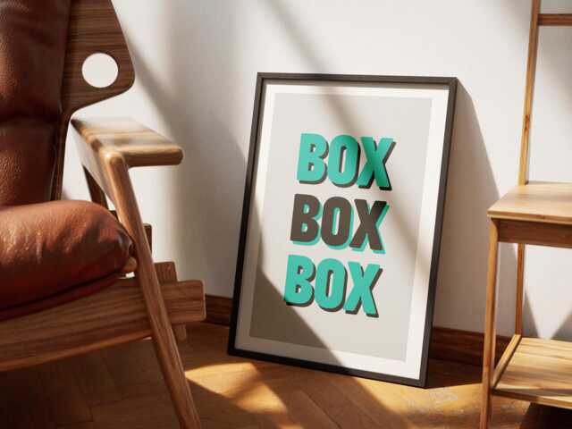 "F1 ""Box Box Box" by Etsy | ufurnish.com