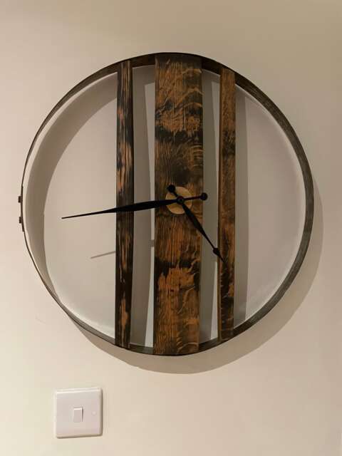 Whisky Barrel Ring & Stave Clock by Etsy | ufurnish.com