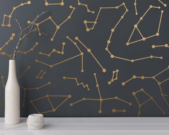 Constellation Wall Decals - Star Decals, Modern Stickers, Unique Decor ...