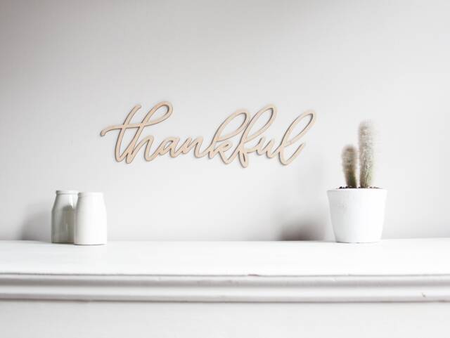 Birch Wood Thankful Sign Rustic Wall Decor - 39cm X 14cm by Etsy ...