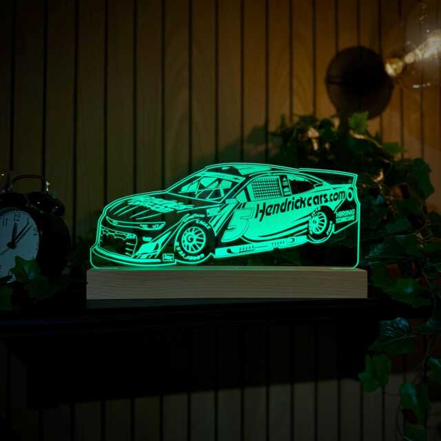 Kyle Larson #5 Chevrolet Camaro Zl1 Led Night Light, Nascar Gift ...