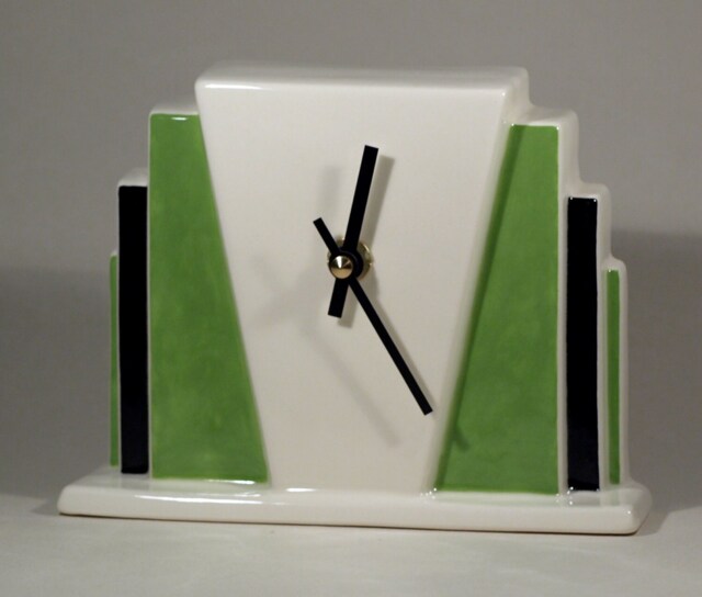 Echo Of Deco Art Inspired Miami Beach Mantel Clock by Etsy | ufurnish.com