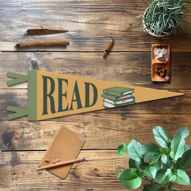 Read Felt Pennant - Vintage Flag Design, Fun Kids' Room Banner Decor ...