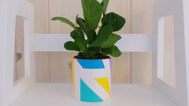 Hand-Painted Ceramic Pot - Pastel by Etsy | ufurnish.com