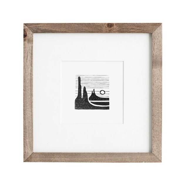 Utah No. 1, Landscape Print, Black & White Art, Original Tiny Prints ...