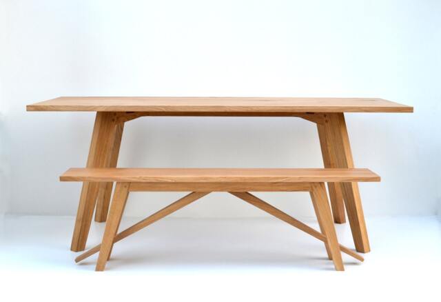 Chiswick Oak Dining Table by Etsy | ufurnish.com