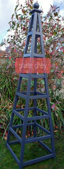 Beautiful Handmade 2000mm Tall Garden Obelisk With 550mm Square Base ...