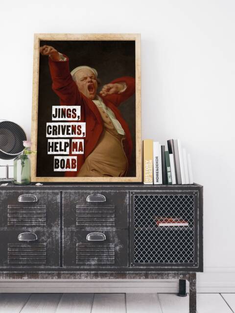 Jings, Crivens, Help Ma Boab Friend Birthday Unframed Print Scots ...