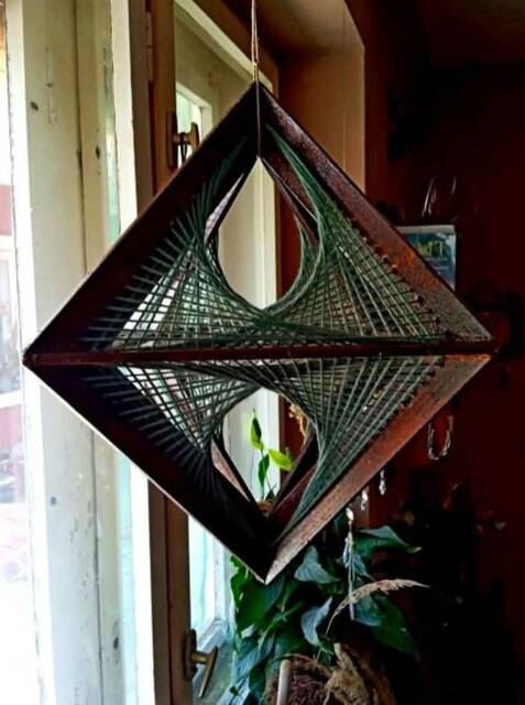string Art 3D Octahedron Sacred Geometry Platonic Solids by Etsy ...
