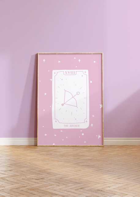 The Archer - Taylor Inspired Tarot Card, Cupid, Lover, Poster, Christmas Gift, Lyric, Wall Art ...