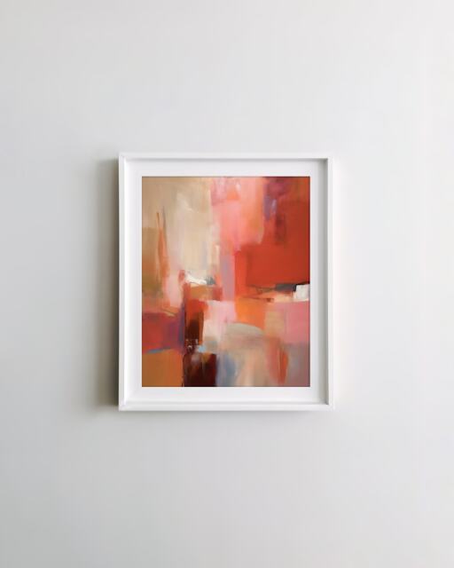 Breath Of Calmness - Abstract Minimalism Wall Art Decor Fine Print by ...