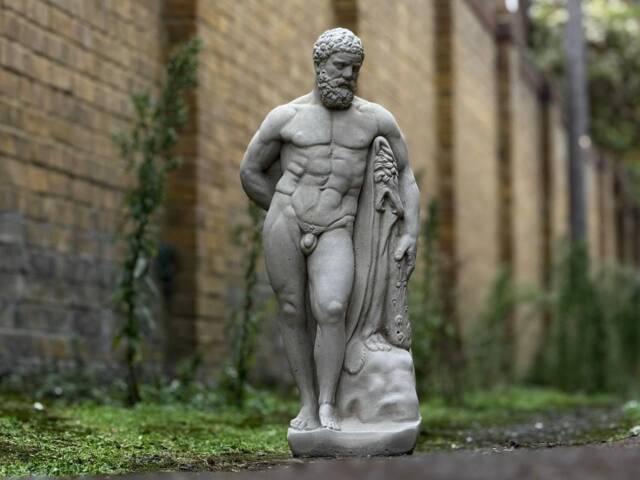 Hercules Concrete Statue Greek Mythology Garden & Home Decor Handmade ...