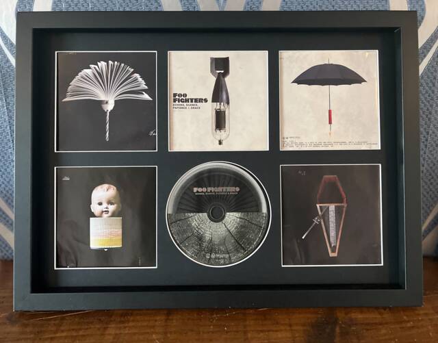 Foo Fighters - Echoes, Silence, Patience & Grace Cd Wall Display Frame Not Included by Etsy ...