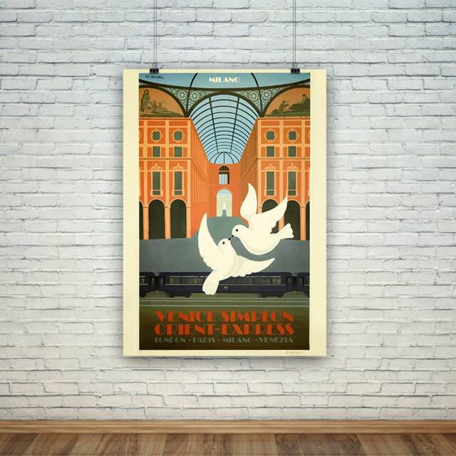 Orient Express Posters Vintage Train Travel Prints by Etsy | ufurnish.com