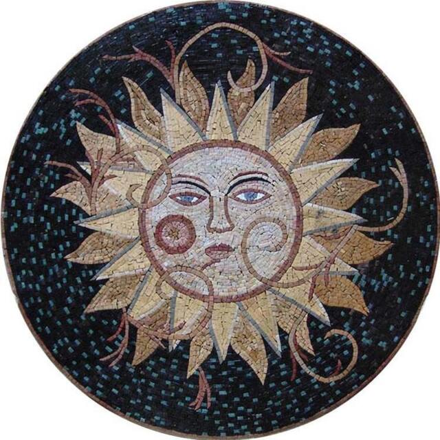 Sun Mosaic Rondure - Sama by Etsy | ufurnish.com