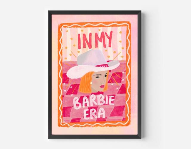 I'm in My Barbie Era Ginger Print - Illustrated By Weezy Colourful ...