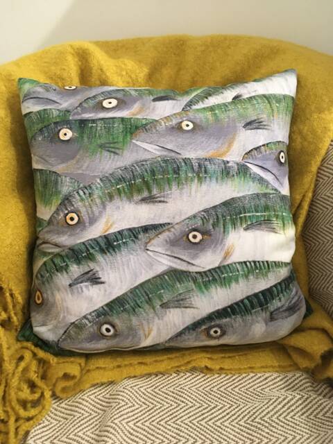 Mackerel Fish Cushion by Etsy | ufurnish.com