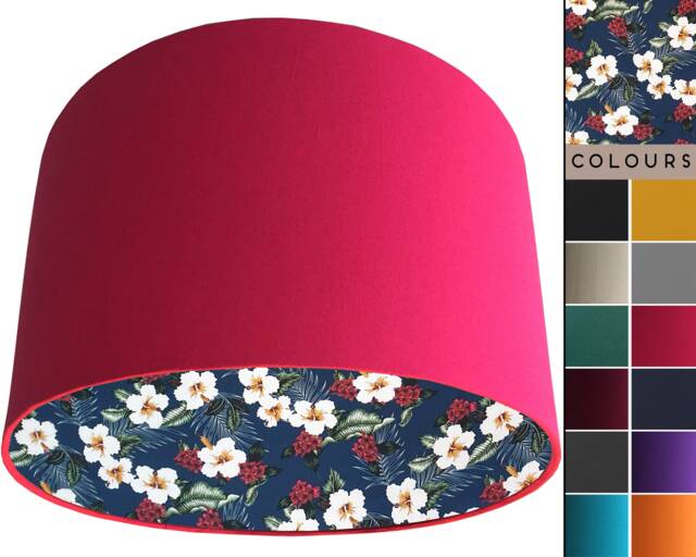 Tropical Floral Lampshade Exotic Botanical Interior Lighting by Etsy ...