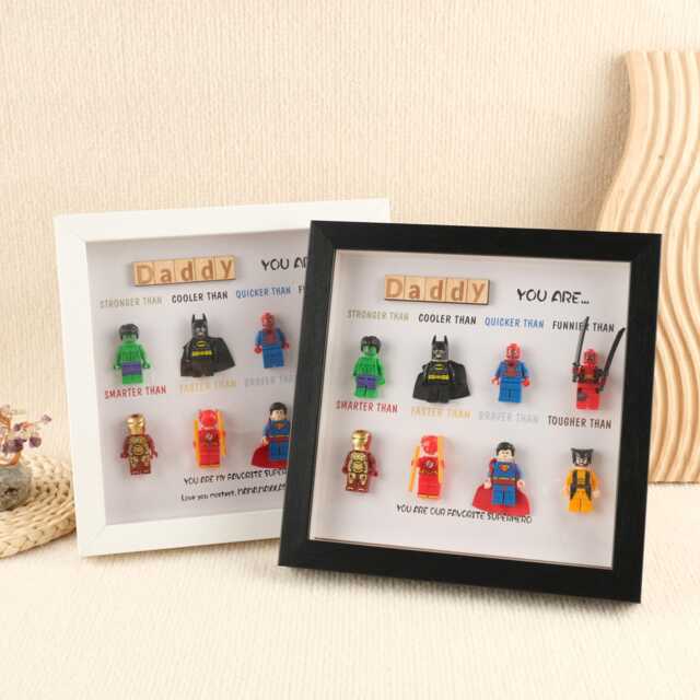 Personalized Father's Day Photo Frame, You Are My Superhero, Gift For ...