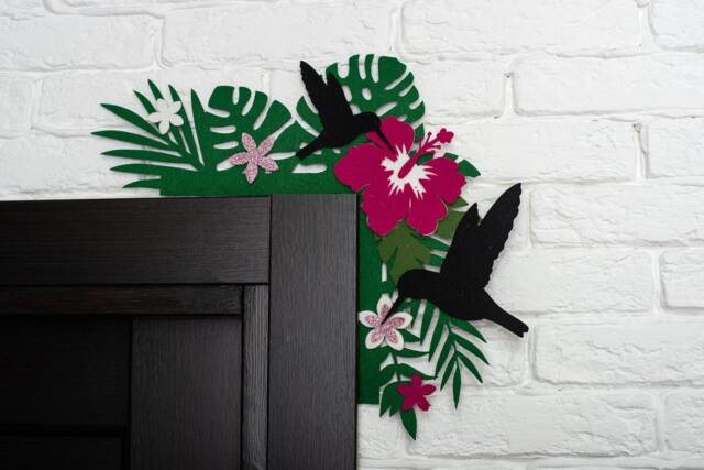 Door Corner Decor Hummingbird Topper Summer Holiday Trim Corners ...