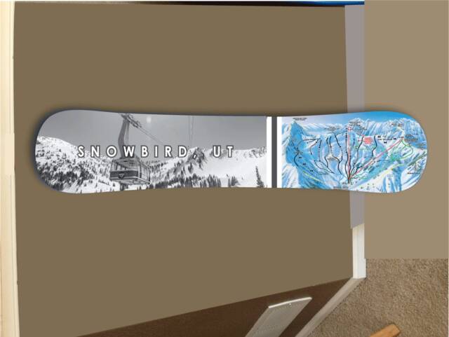 Snowboard Decor Mountain Skiing Snowbird Wall by Etsy | ufurnish.com