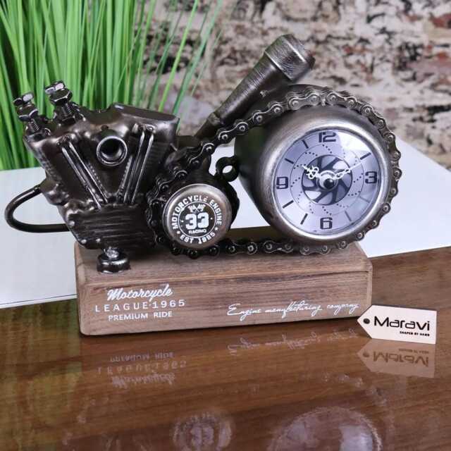 Industrial Engine Motorcycle Clock 28cm by Etsy | ufurnish.com