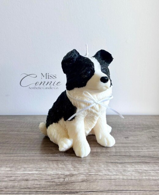 Border Collie Puppy Dog Candle by Etsy | ufurnish.com