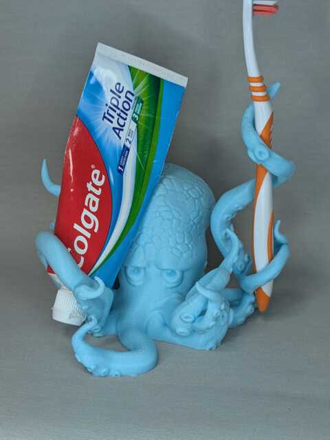 Octopus Toothbrush & Toothpaste Holder by Etsy | ufurnish.com