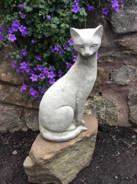 Siamese Cat Stone Garden Ornament Pedigree Pet by Etsy | ufurnish.com
