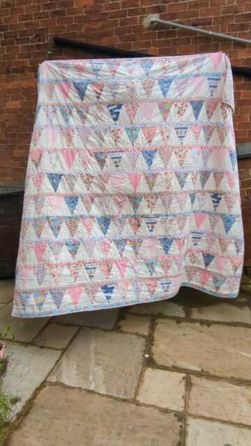 Bunting Memory Quilt Blanket Made From A Loved One's Clothing by Etsy ...