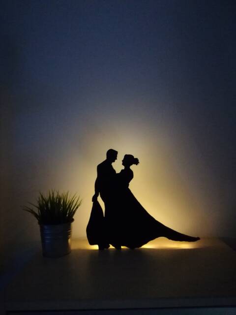 Your Custom Photo Transformed Into A Unique Silhouette Led Lamp ...