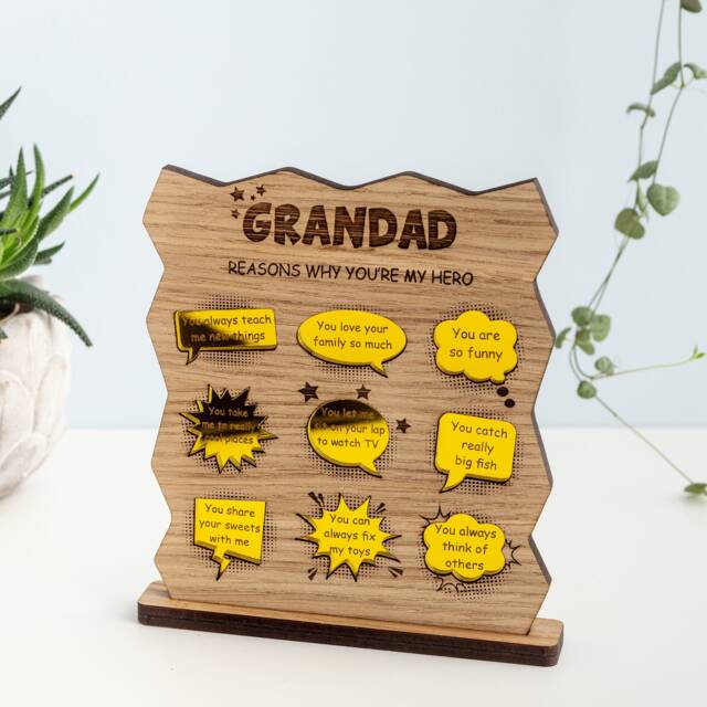 Reasons Why I Love You Dad, Unique Father's Day Gift, Custom Keepsake ...