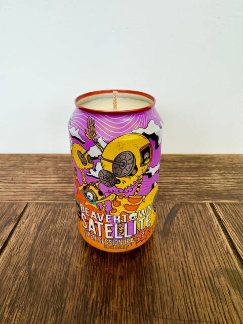 Beavertown Satellite Can Candle - Natural Soy Wax Scented Craft Beer ...