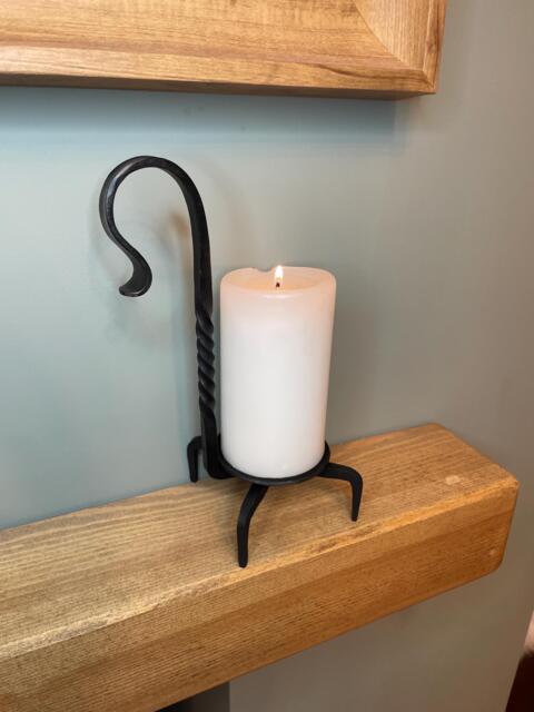 Hand Forged Blacksmith Made Claw Pillar Candle Holder by Etsy ...