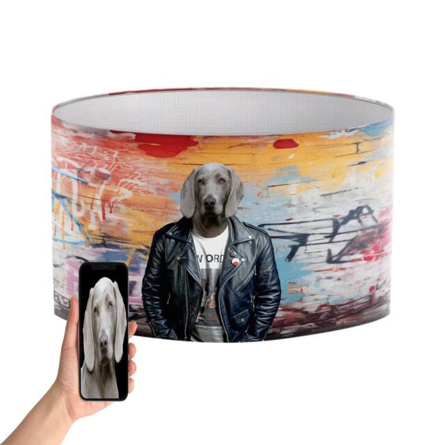Personalized Pet Portrait Lampshade Custom Dog Lamp Shade by Etsy ...