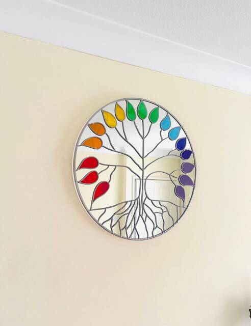 Art Deco Tree Of Life Mirror - The Chakras by Etsy | uFurnish.com