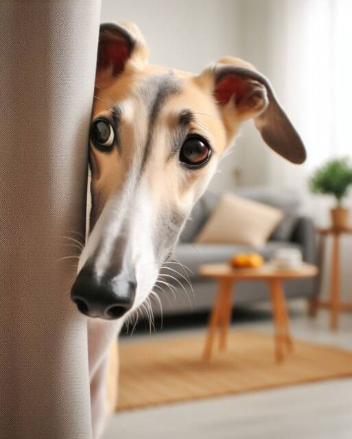 Whippet Or Greyhound Art Print. High Quality Ideal Gift For Dog Lover ...