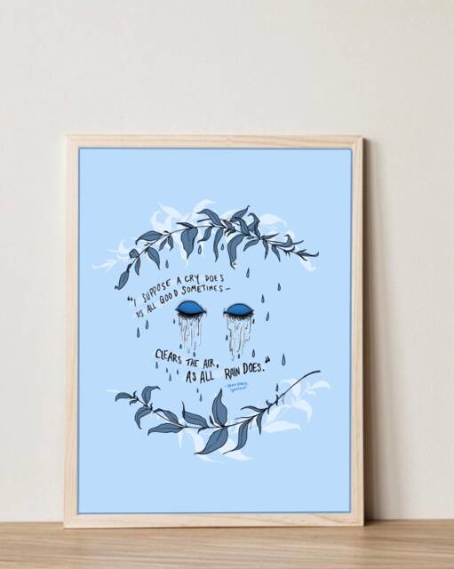 "Original Art - ""Tears Like Rain" by Etsy | ufurnish.com