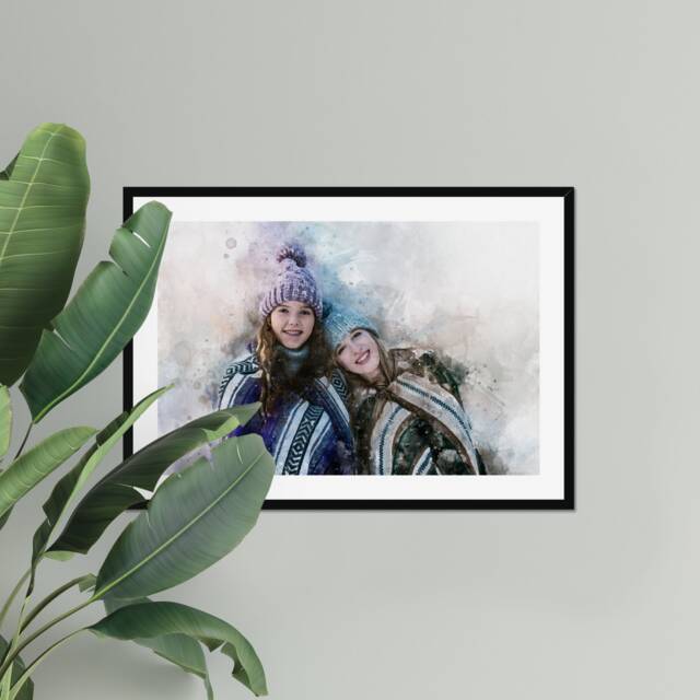 Personalized Watercolor Portrait Print Custom Family Art by Etsy ...