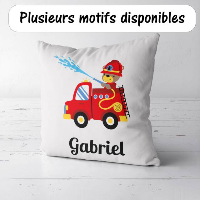 Sb69 Personalised Fireman Cushion, Nap Kindergarden Pillow, Child ...