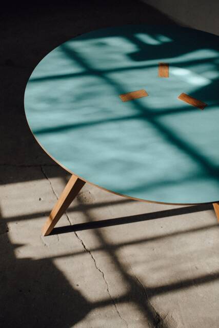 Dining Table Round Solid Wood St??ak Metal-Free by Etsy | ufurnish.com