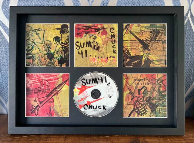 Sum 41 - Chuck Cd Wall Display Frame Not Included by Etsy | ufurnish.com