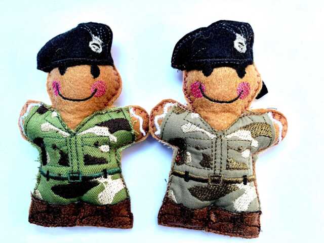 Military Gifts Army, Royal Tank Regiment, Felt Gingerbread Hanging ...