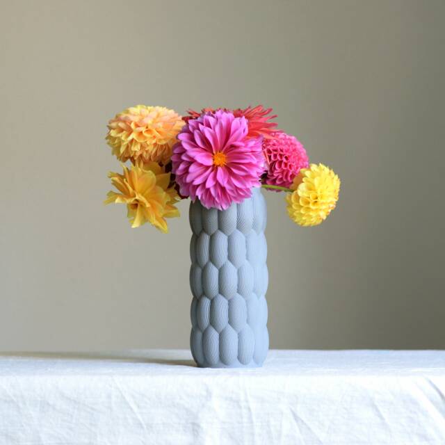 Ellipse Dry Vase - 3D Printed Unique Design Indoor Plant Stylish Home ...