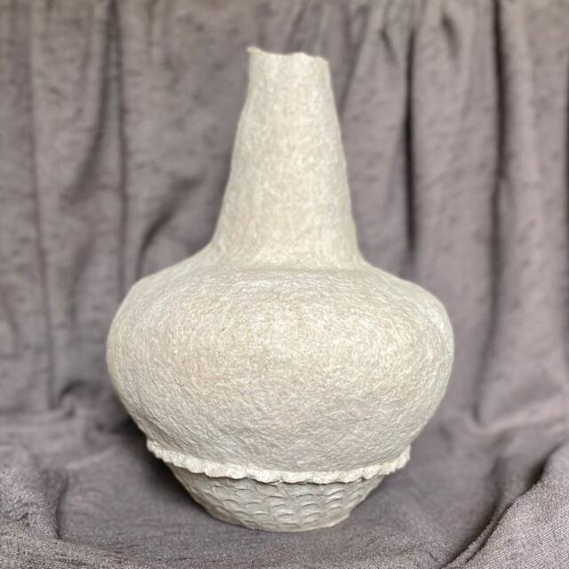 stone Relic Paper Pulp Mache Vase by Etsy | ufurnish.com