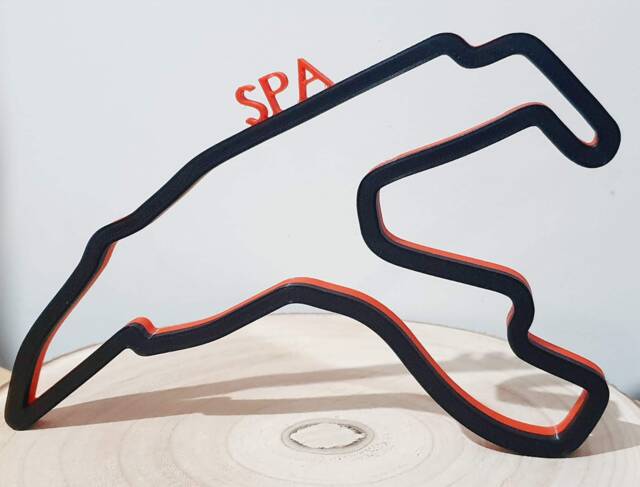 Customisable F1 Race Track Wall Art 3D Circuit, Motorsport Decor by ...